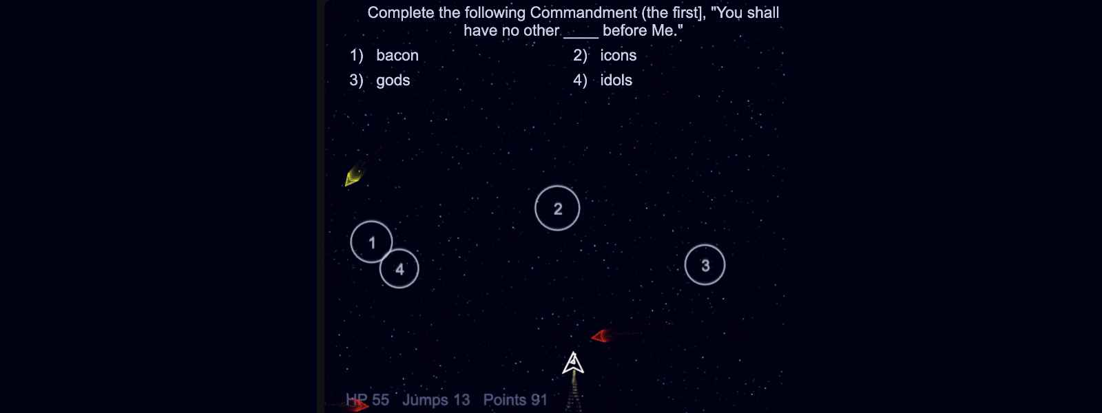 List of interactive Bible quizzes with lots of pictures